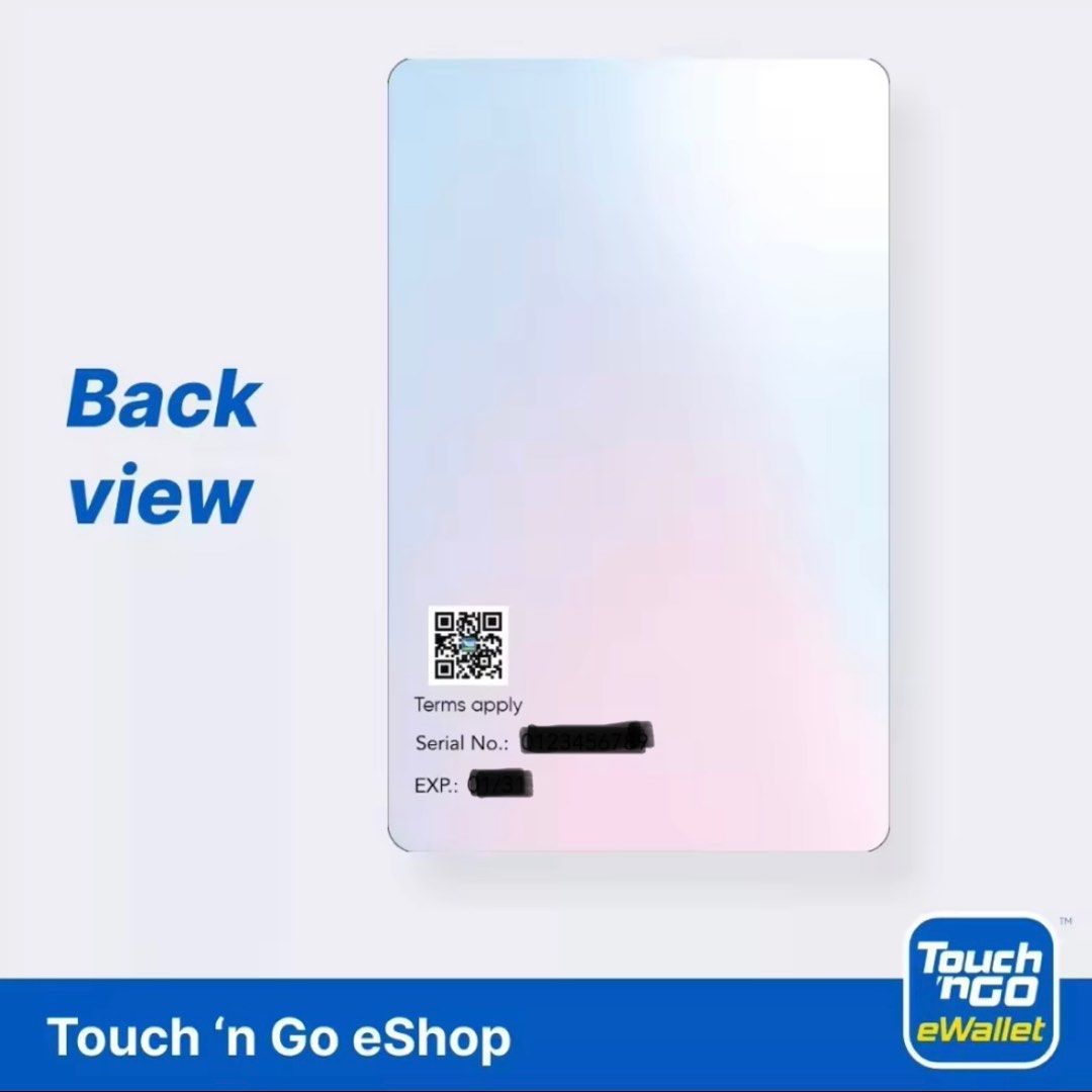 Enhanced Touch N Go Card (TNG) with RM0 value, Car Accessories ...