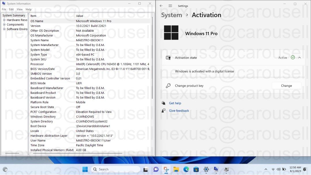 Evolve III Maestro E-Book Laptop 11.6 " Windows 11/10 Intel CPU 4GB RAM ...