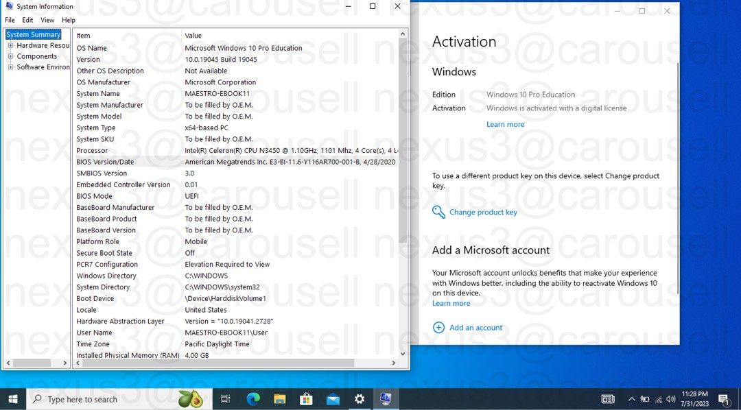 Evolve III Maestro E-Book Laptop 11.6 " Windows 11/10 Intel CPU 4GB RAM ...