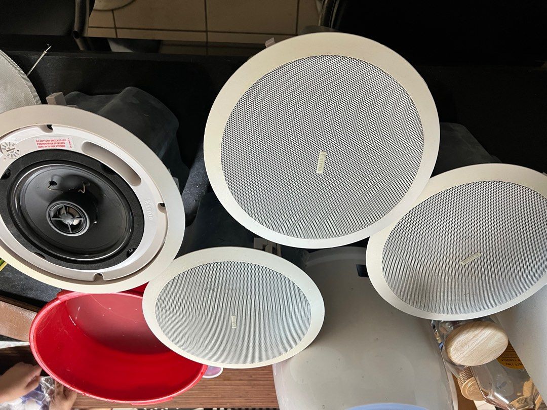 EXTRON SI 26 CT CEILING SPEAKERS 4pcs, Audio, Soundbars, Speakers & Amplifiers on Carousell