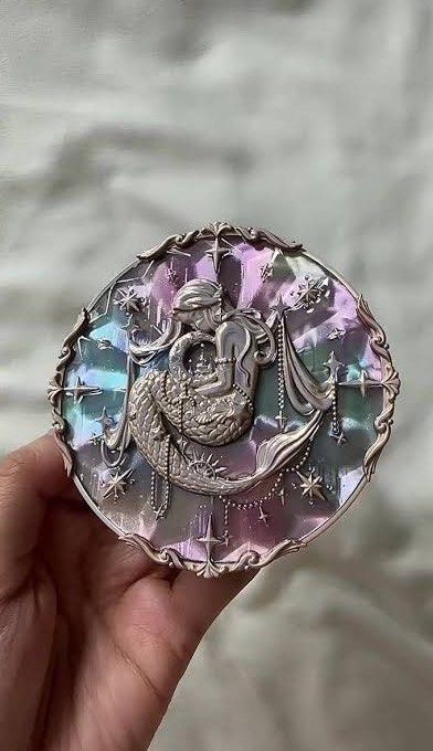 Flower Knows Moonlight Mermaid Pressed Setting Powder Matte Finish Oil ...