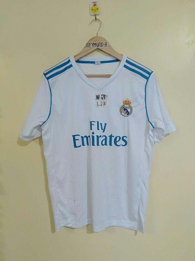 Fly Emirates Jersey White, Men's Fashion, Activewear on Carousell