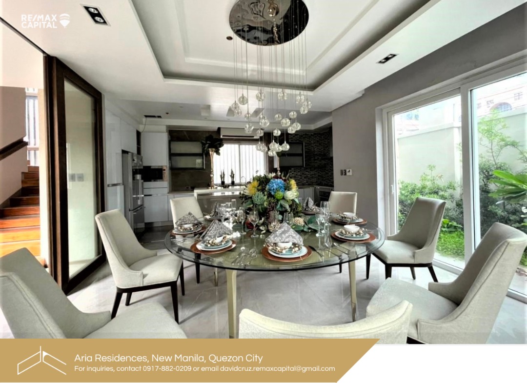 Aria Residences, New Manila 5-7BR Single-detached Townhouse for Sale ...