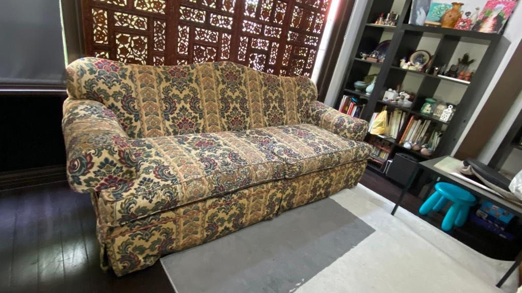 Free sofa to give away, Furniture & Home Living, Furniture, Sofas on ...