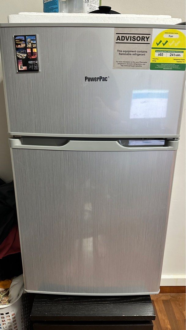 Powerpac Fridge 2 door 71L, TV & Home Appliances, Kitchen Appliances ...