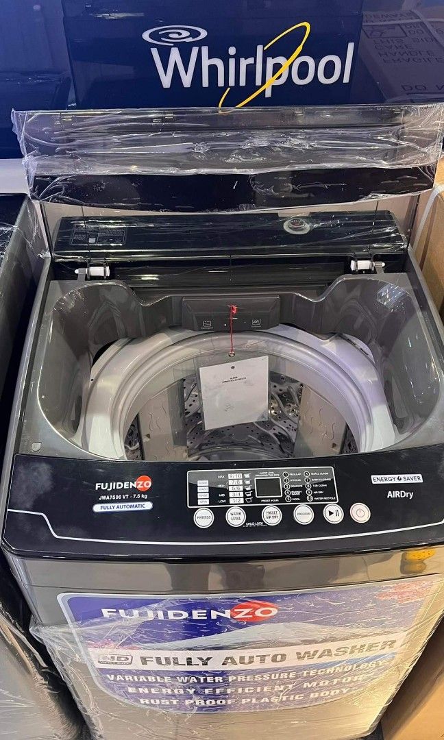 FUJIDENZO TOP LOAD FULLY AUTOMATIC WASHING MACHINE (ENERGY SAVING ...