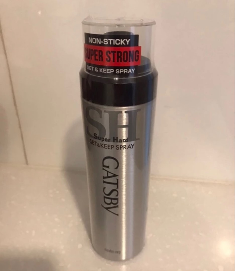 GATSBY Super Hard Set & Keep Hair Spray Non Sticky Hair Spray, Beauty ...