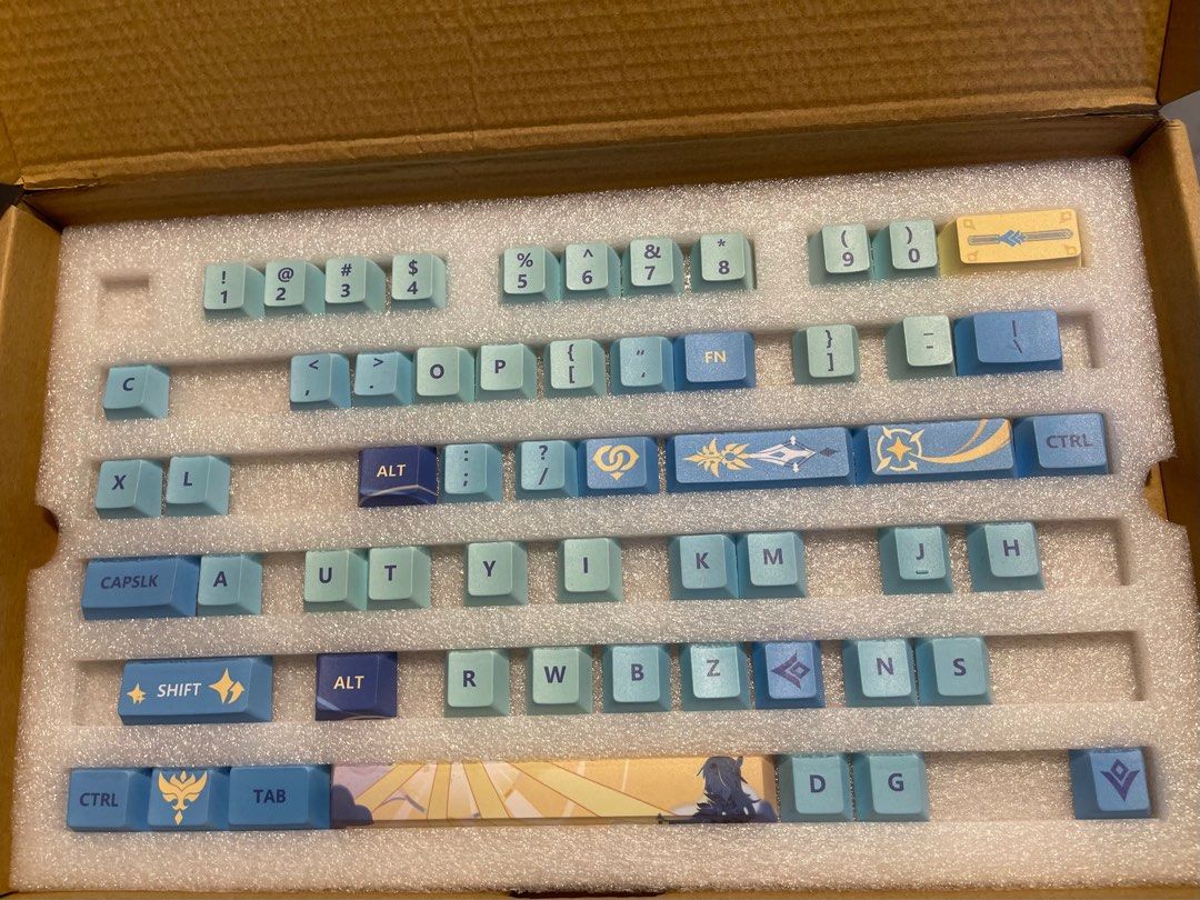 Genshin Eula Keycaps, Computers & Tech, Parts & Accessories, Computer ...