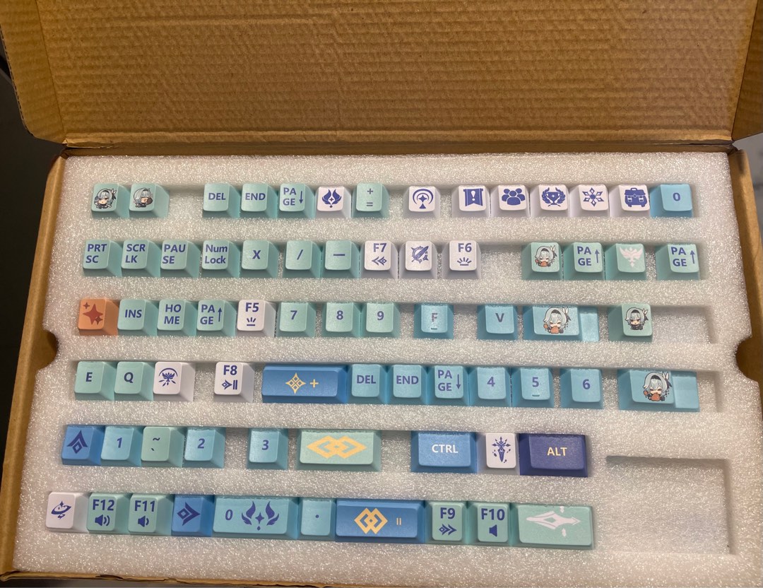 Genshin Eula Keycaps, Computers & Tech, Parts & Accessories, Computer ...