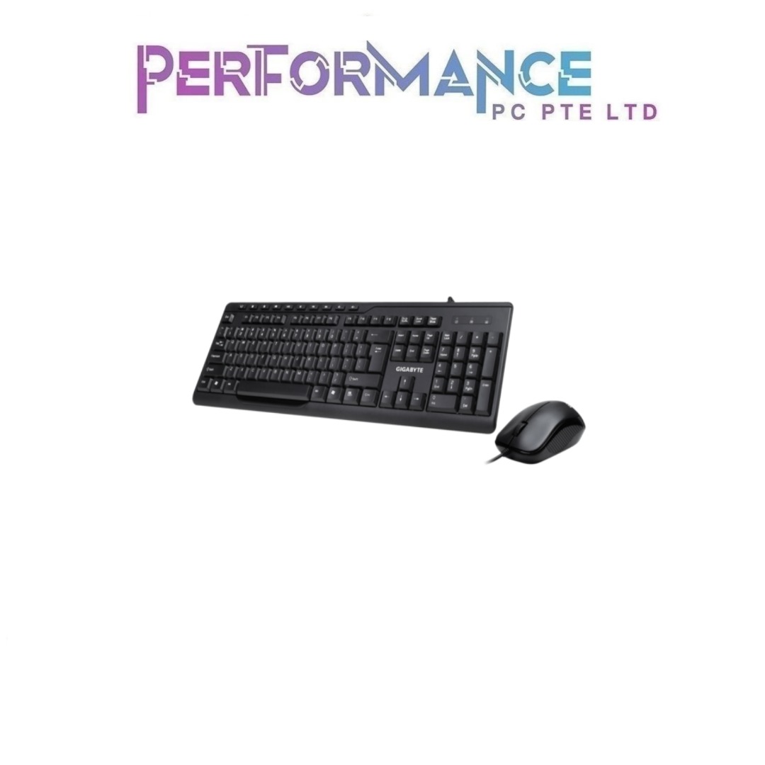 GIGABYTE KM6300 LOW PROFILE MULTIMEDIA MEMBRANE KEYBOARD & MOUSE ...