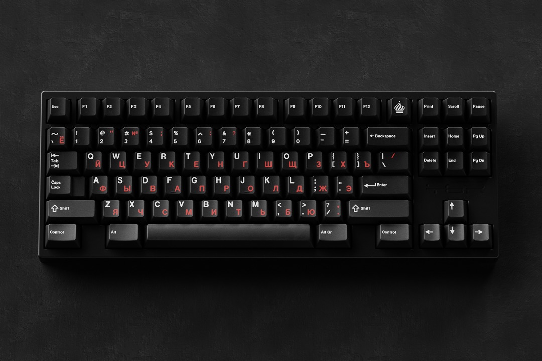 GMK CYL WoB Red Cyrillic keycaps, Computers & Tech, Parts & Accessories ...