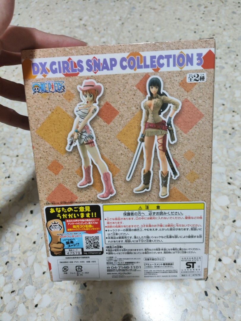 Gold Toei One Piece Snap Collection Nico Robin Anime Figure Figurine ...