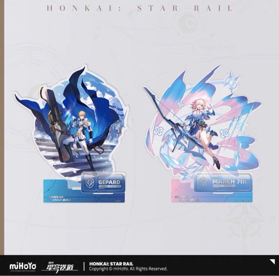 [GO/PO] Honkai StarRail character acrylic stands, Hobbies & Toys ...