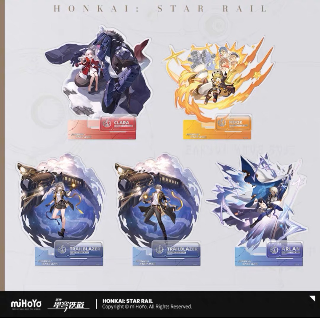 [GO/PO] Honkai StarRail character acrylic stands, Hobbies & Toys ...