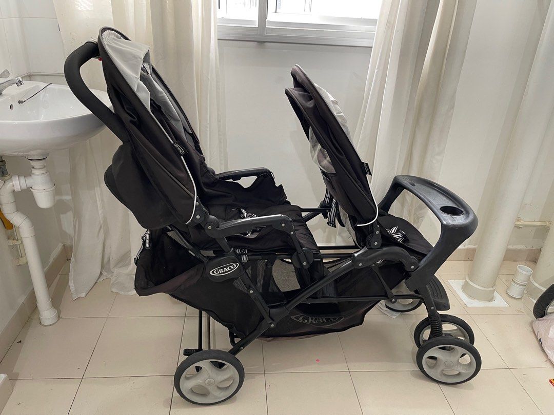 Graco Double Stroller, Babies & Kids, Going Out, Strollers on Carousell