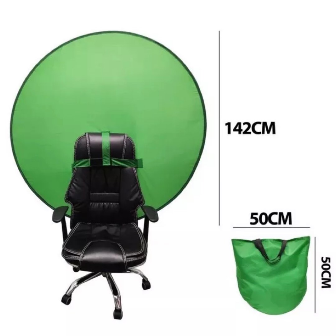 Green Screen Portable and Foldable Backdrop - Large on Carousell