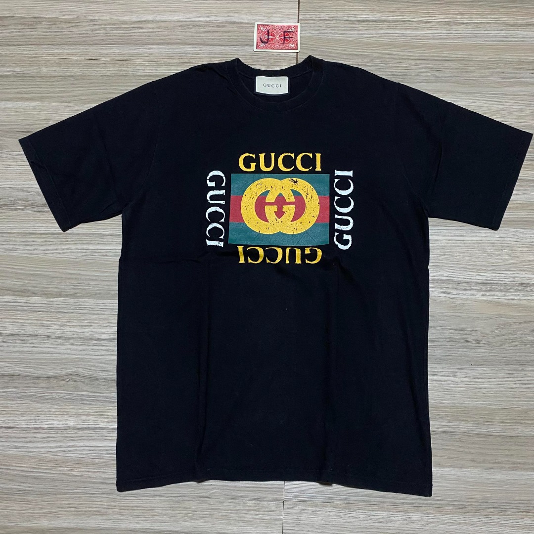 Gucci Square Logo Tee on Carousell