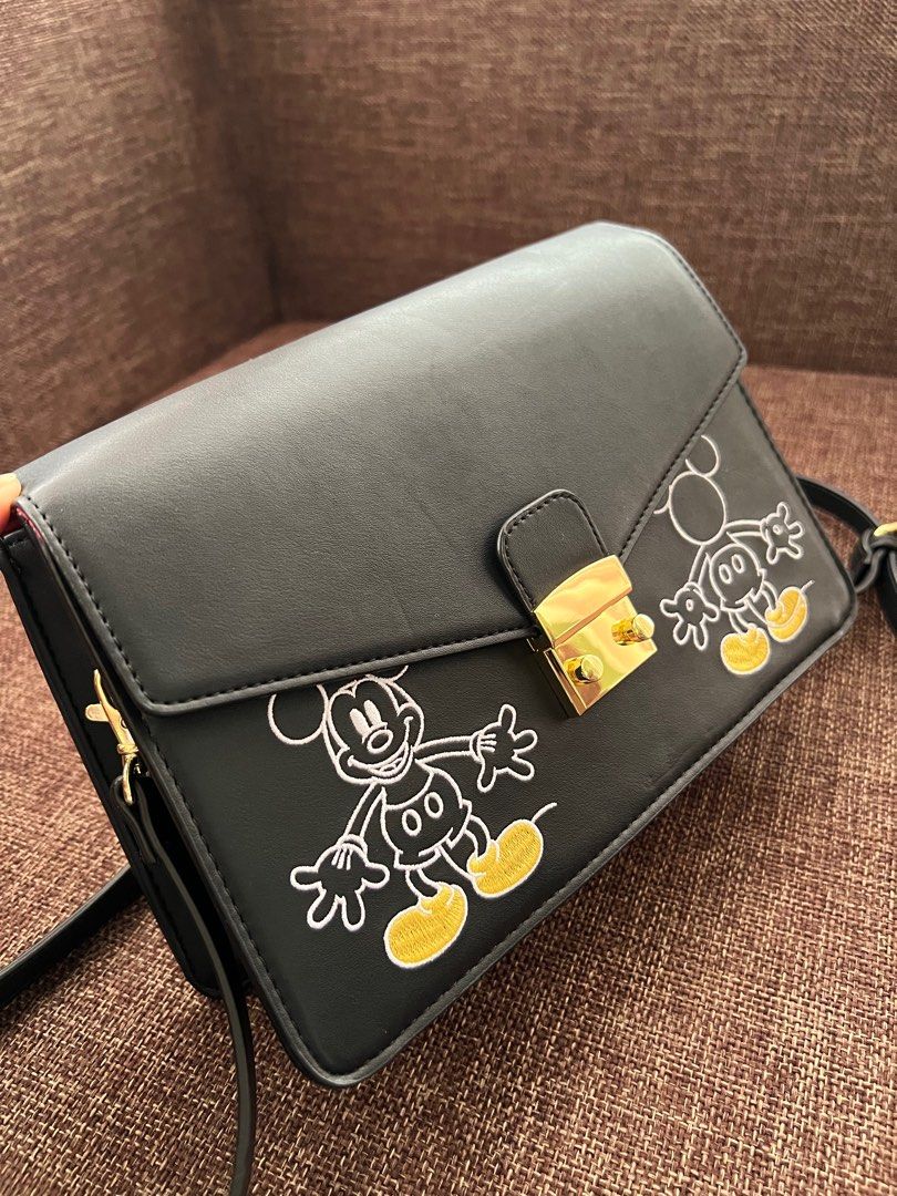 GU/DISNEY MICKEY BAG, Women's Fashion, Bags & Wallets, Shoulder Bags on Carousell
