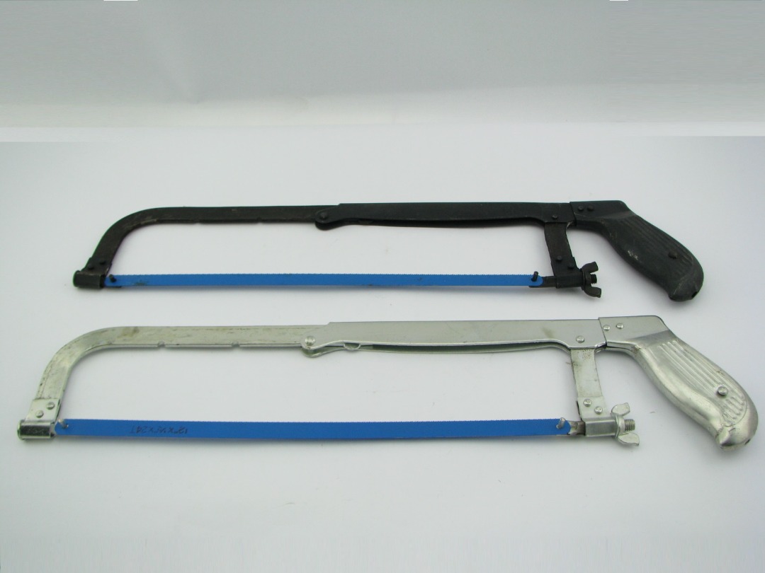 HACK SAW FRAME WITH BLADE 12 - CHROME / BLACK, Furniture & Home Living ...