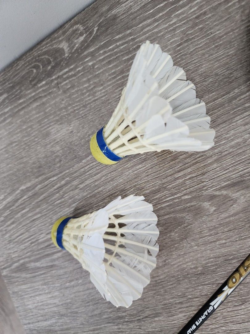 Handmade badminton shuttles, Sports Equipment, Sports & Games, Racket ...