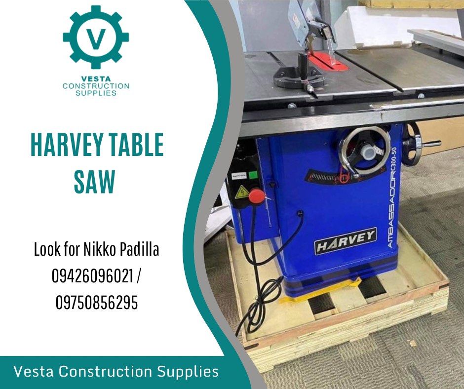 Harvey Table Saw, Commercial & Industrial, Construction Tools ...