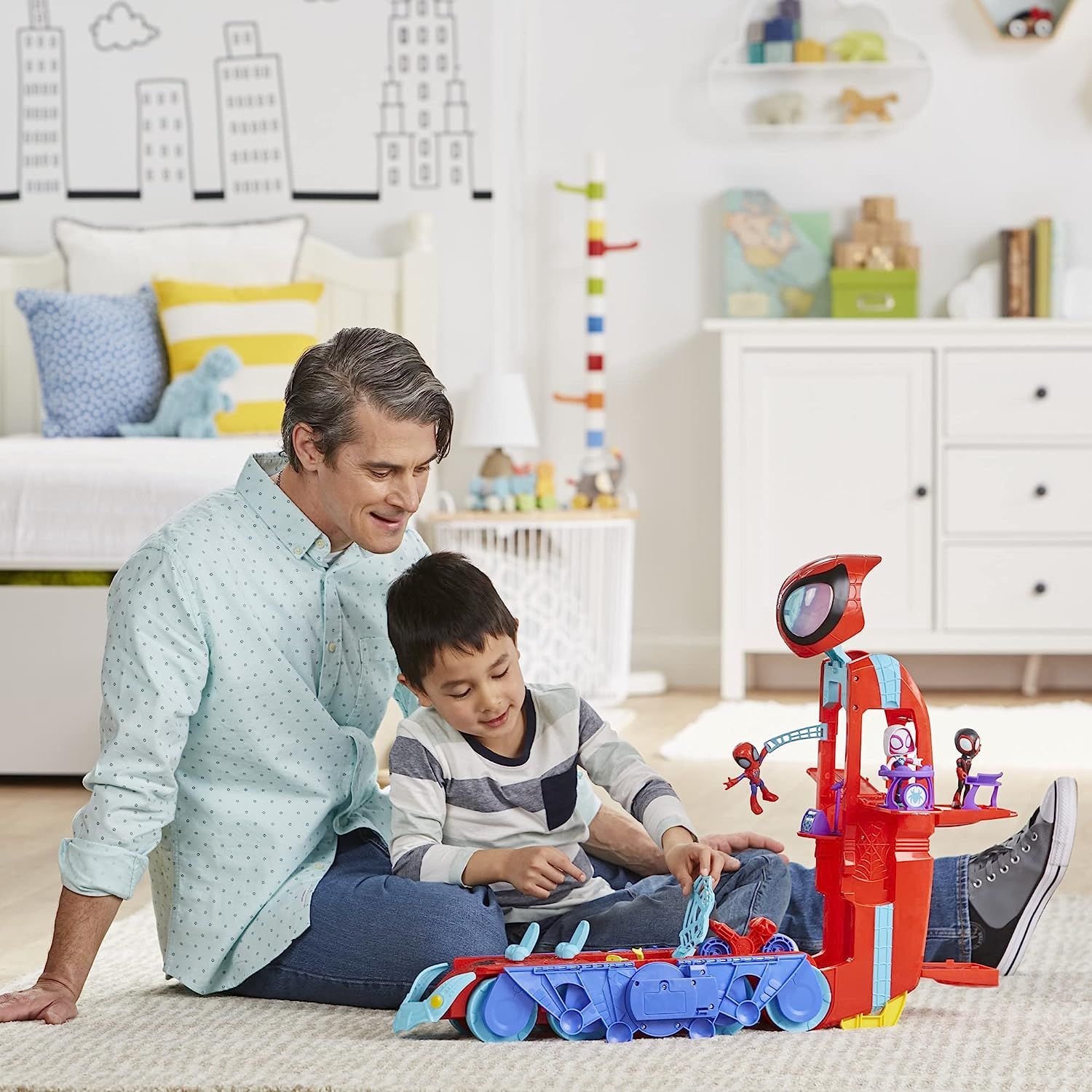 Hasbro Marvel Spidey and His Amazing Friends Spider Crawl-R 2-in-1 ...