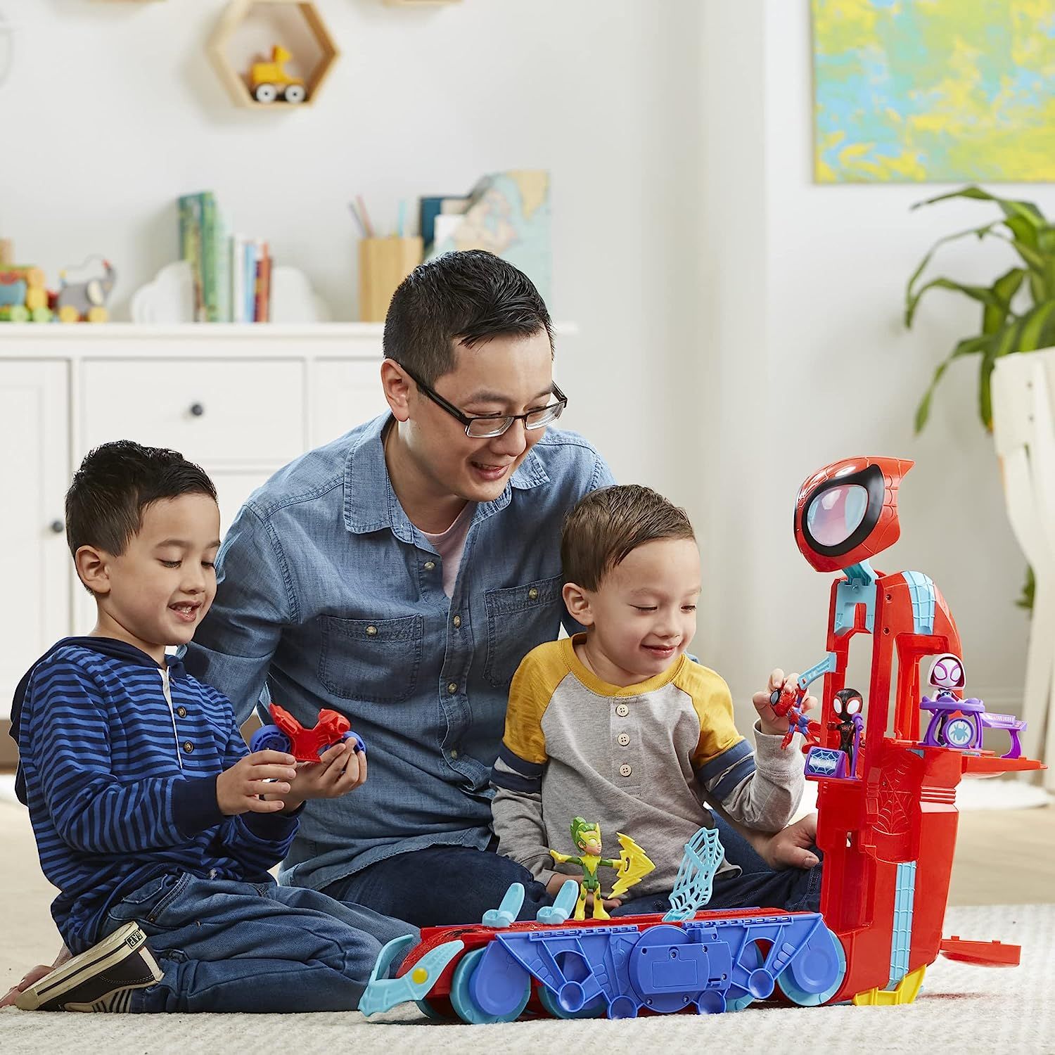 Hasbro Marvel Spidey and His Amazing Friends Spider Crawl-R 2-in-1 ...