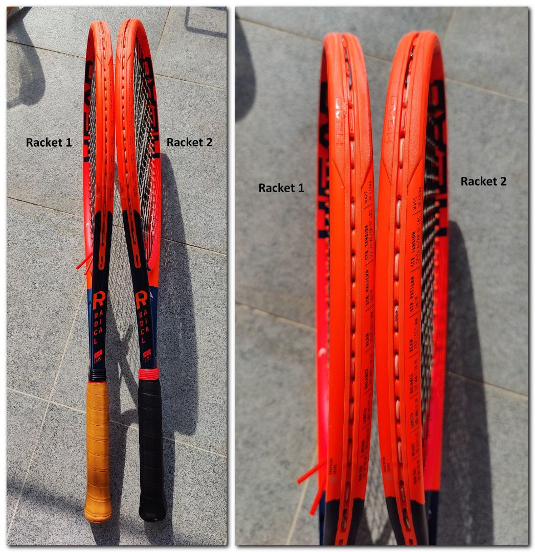HEAD Radical Pro 2023 Tennis Rackets x2 for sale, Sports Equipment, Sports & Games, Racket ...
