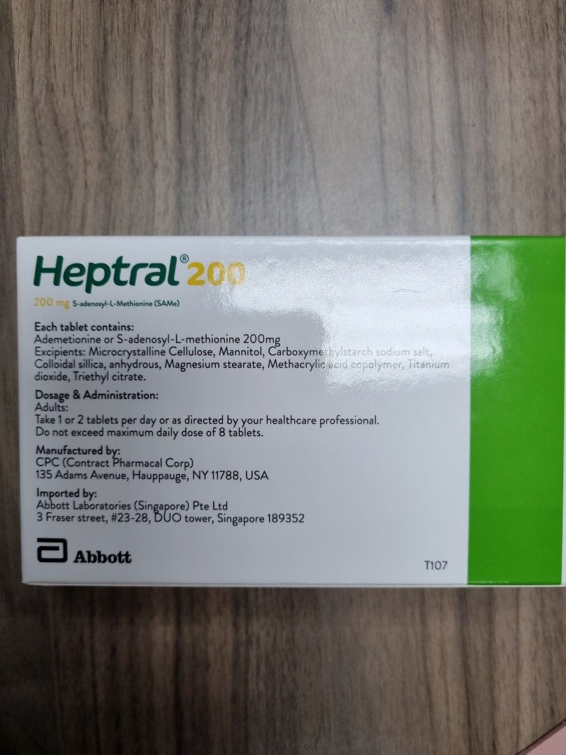 Heptral 200, Health & Nutrition, Health Supplements, Vitamins ...