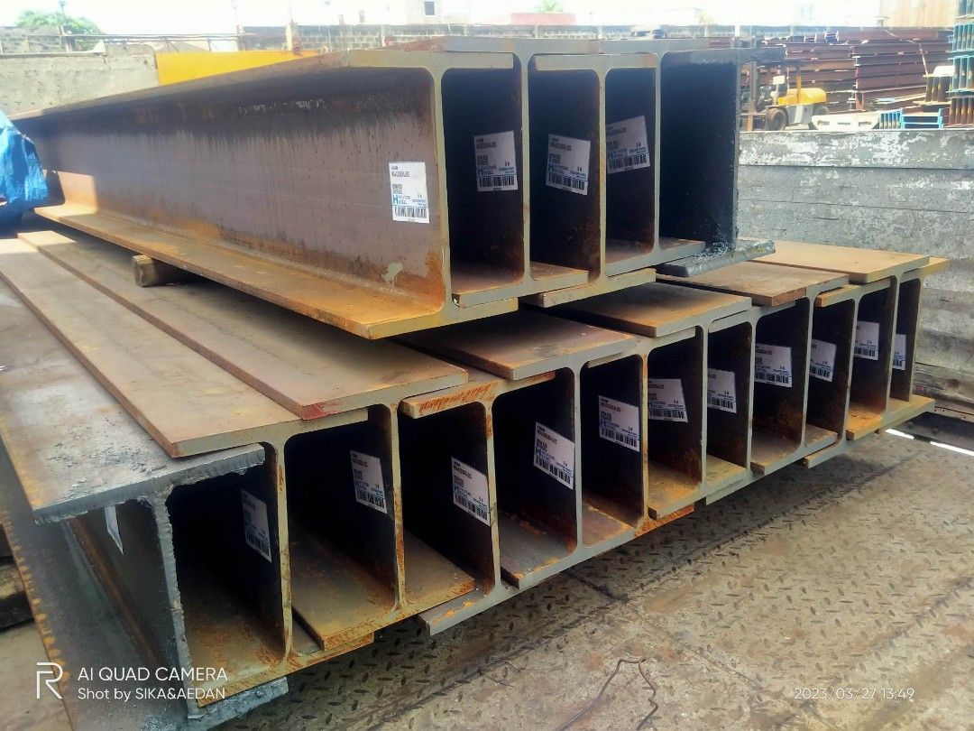 H/I beam,Ms plate, Chekered plate, Steel Pipe, C-Channel, C-purlins, Angle bar on Carousell