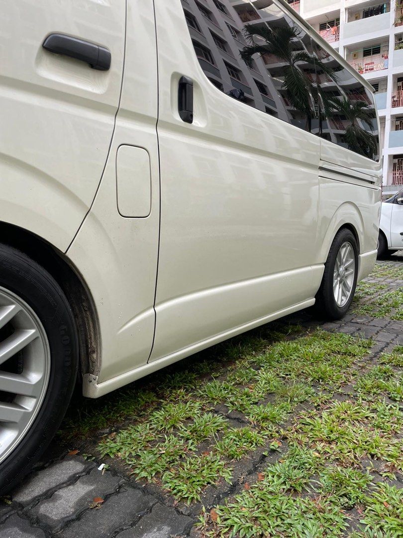 Hiace FRP side skirt., Car Accessories, Accessories on Carousell