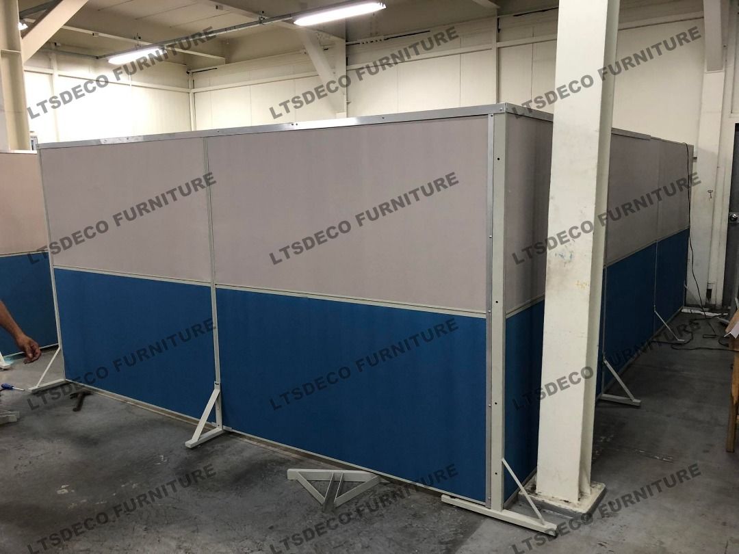 HIGH PANEL WALL DIVIDER OFFICE FURNITURE AND PARTITION on Carousell