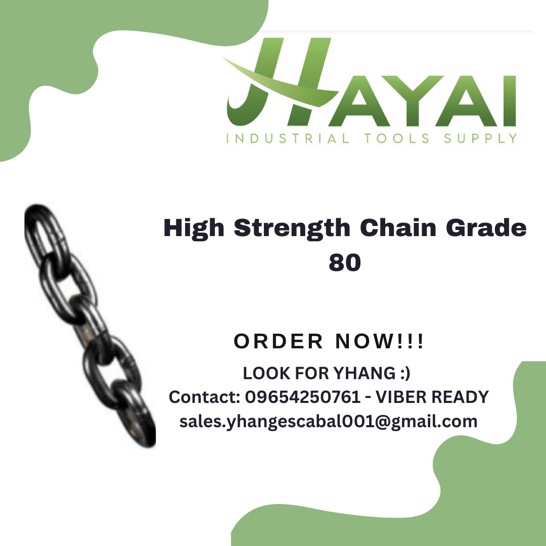 High Strength Chain Grade 80, Commercial & Industrial, Construction ...