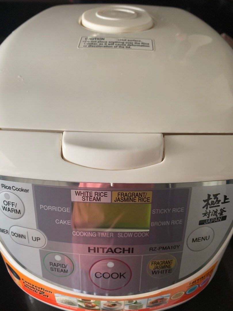 Hitachi auto rice cooker, TV & Home Appliances, Kitchen Appliances ...