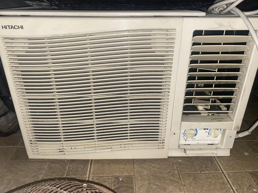 Hitachi Window type Aircon 2hp Model RA-20MA, TV & Home Appliances, Air ...