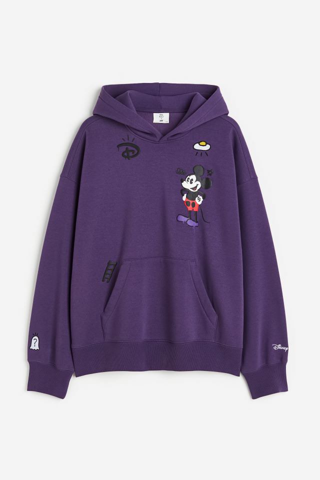 H&M Disney 100 Oversized Fit Hoodie Limited Edition, Women's Fashion ...