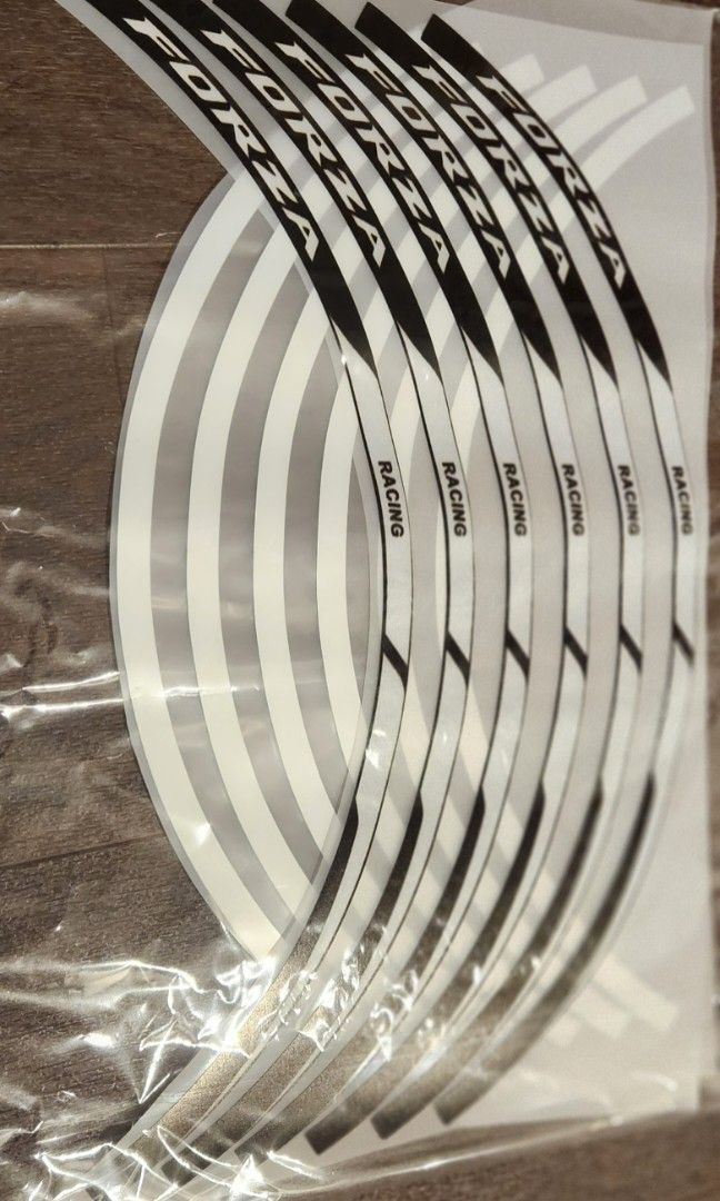 Honda forza rim reflective tape, Motorcycles, Motorcycle Accessories on ...