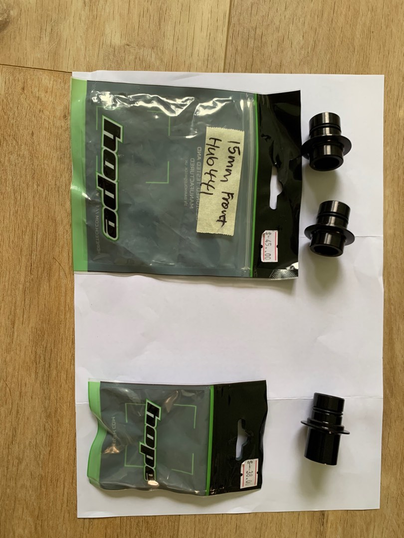 Hubs Hope pro 4, front & rear conversion adapter, Sports Equipment ...
