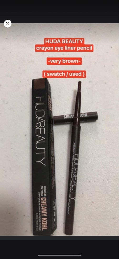 Huda crayon kohl eye pencil, Beauty & Personal Care, Face, Makeup on ...