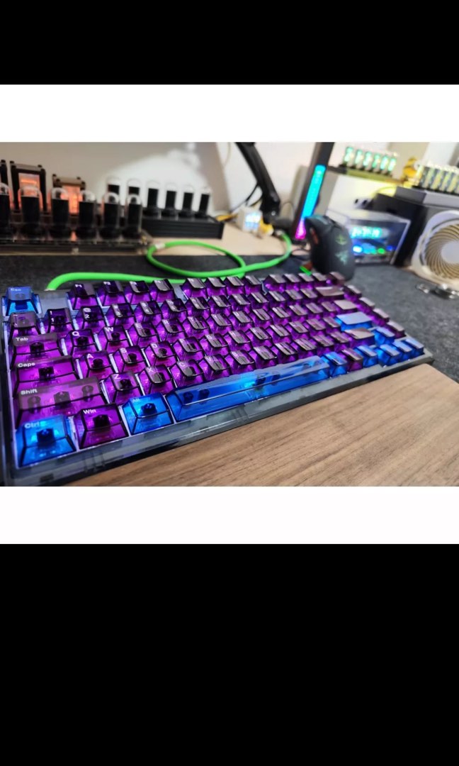 Ice Crystal clear keycaps, Computers & Tech, Parts & Accessories ...