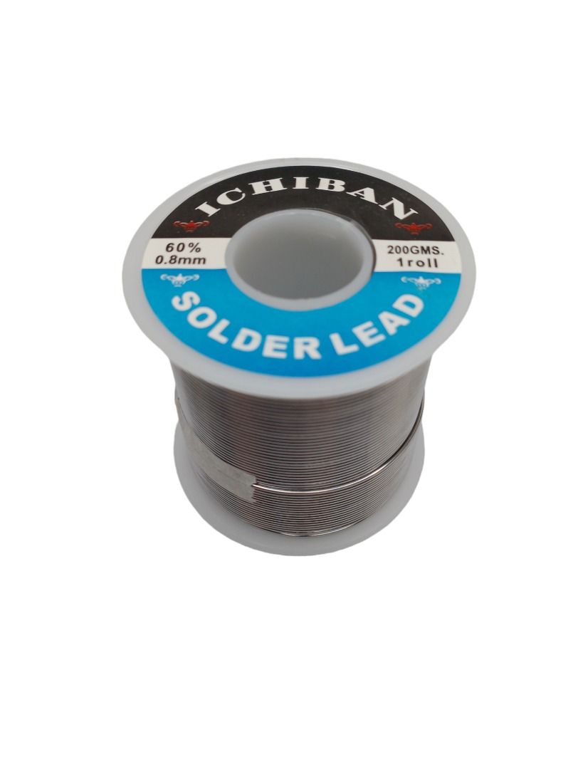 ICHIBAN SOLDER LEAD 200G 0.8mm SOLDERING LEAD, BEST FOR SOLDERING DIY ...