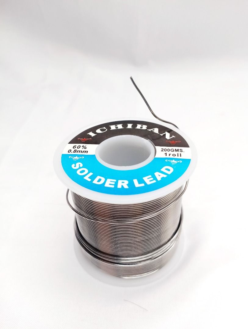 ICHIBAN SOLDER LEAD 200G 0.8mm SOLDERING LEAD, BEST FOR SOLDERING DIY ...