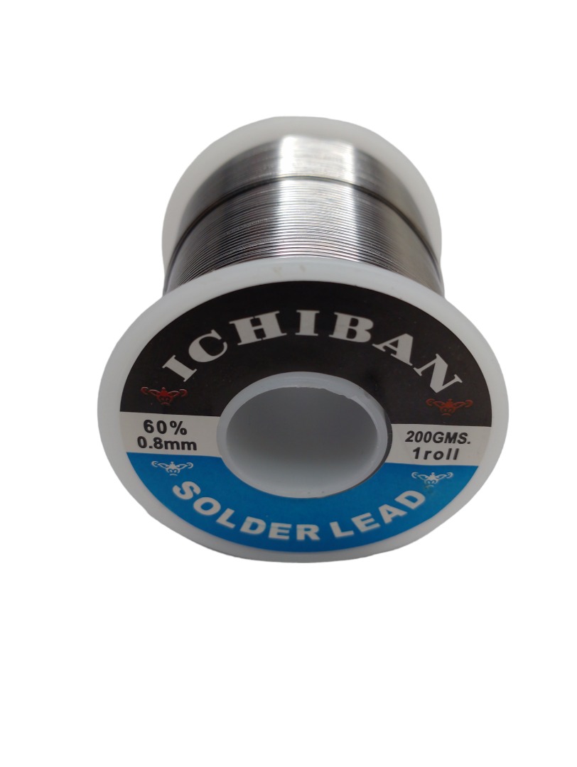 ICHIBAN SOLDER LEAD 200G 0.8mm SOLDERING LEAD, BEST FOR SOLDERING DIY ...