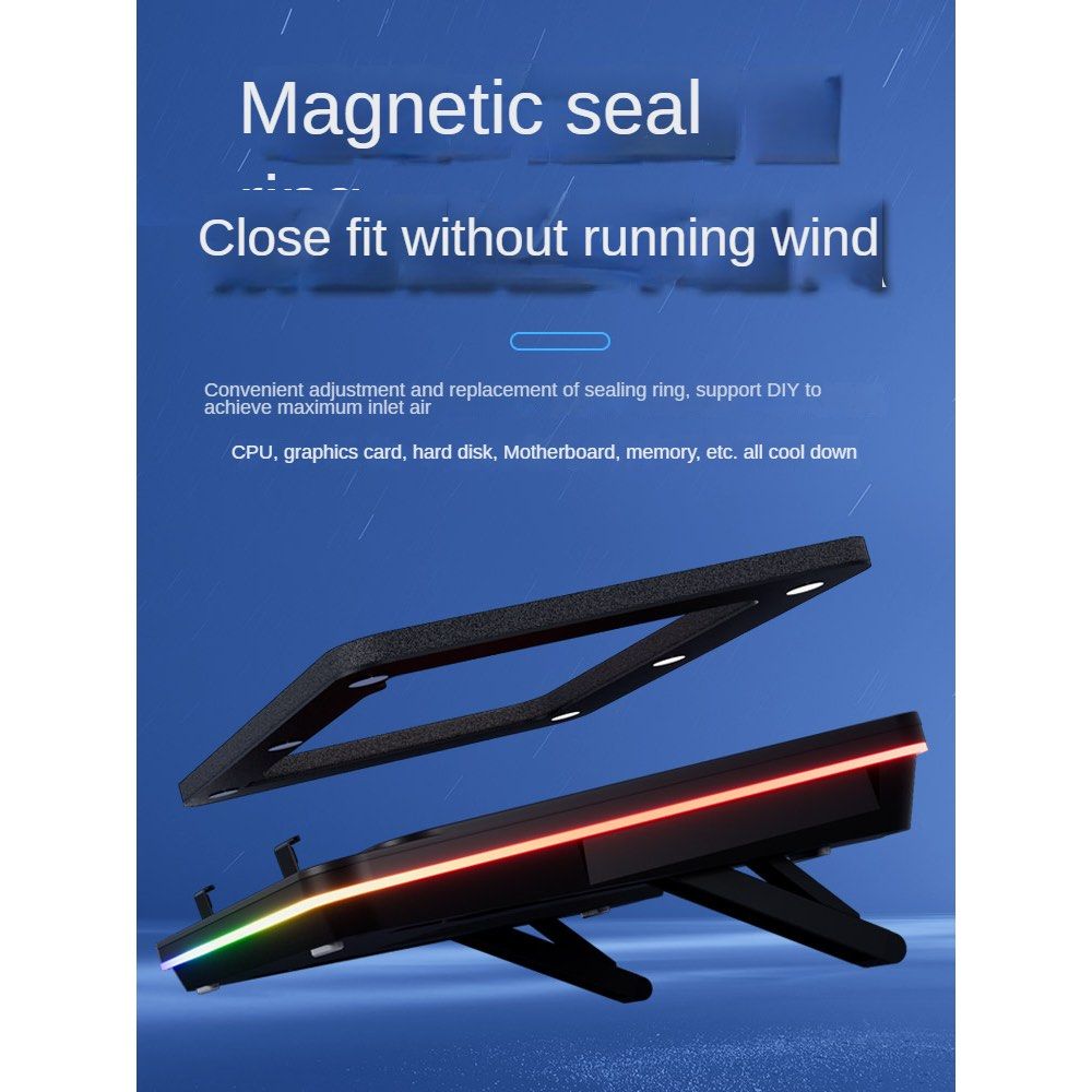 IETS GT600 Powerful Turbo-Fan RGB Laptop Cooler Fan, Computers & Tech ...