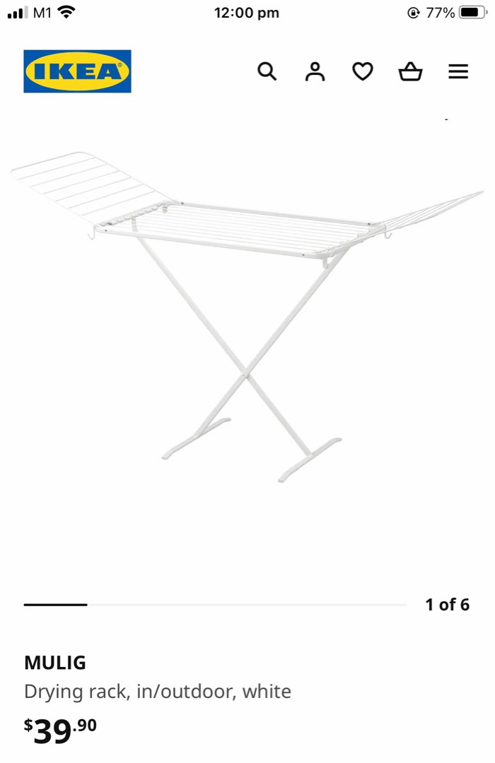 Ikea- clothes drying rack - 15$, Furniture & Home Living, Home ...