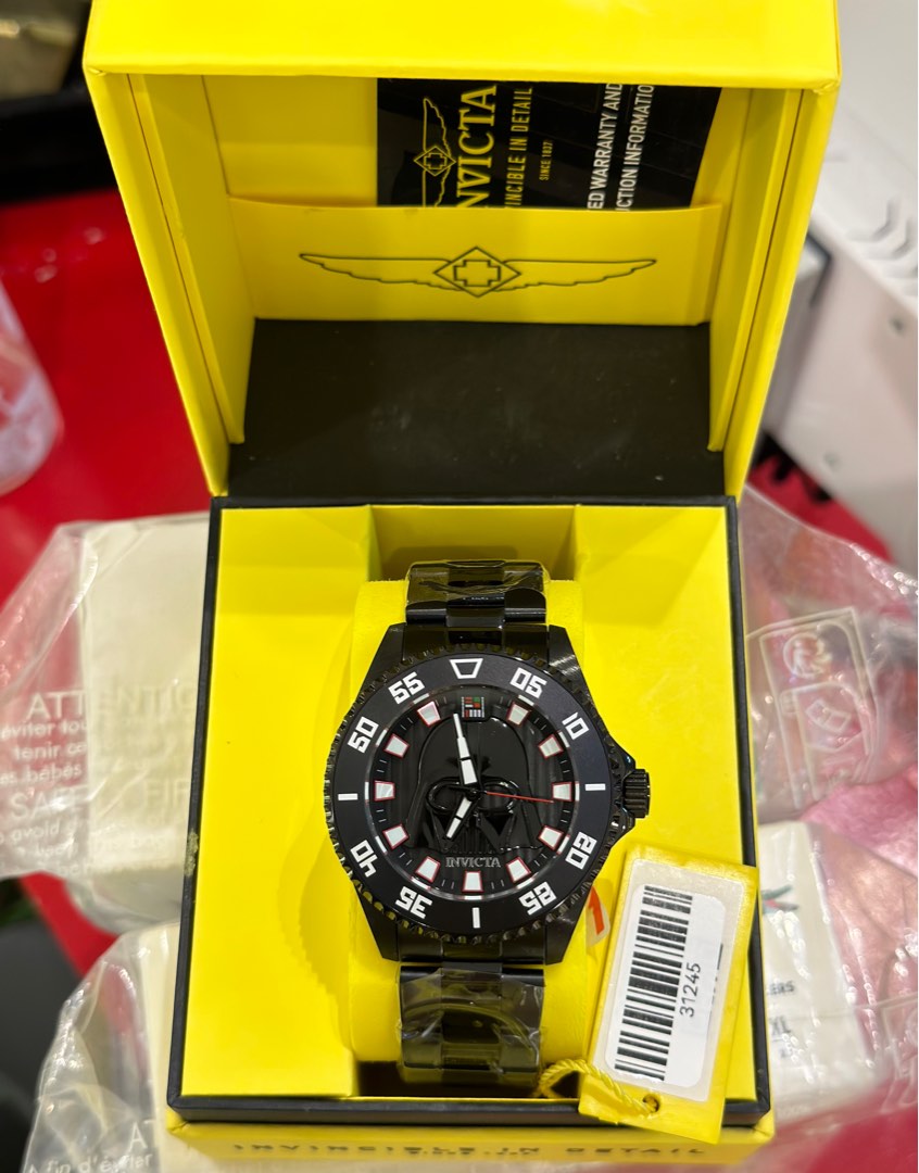 Invicta 31245 star wars darth vader limited edition, Men's Fashion ...