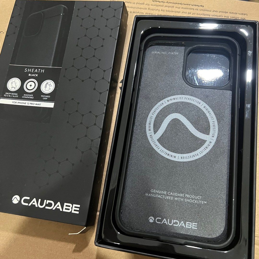 IPhone 13 Pro Max Caudabe Sheath Black, Mobile Phones & Gadgets, Mobile ...