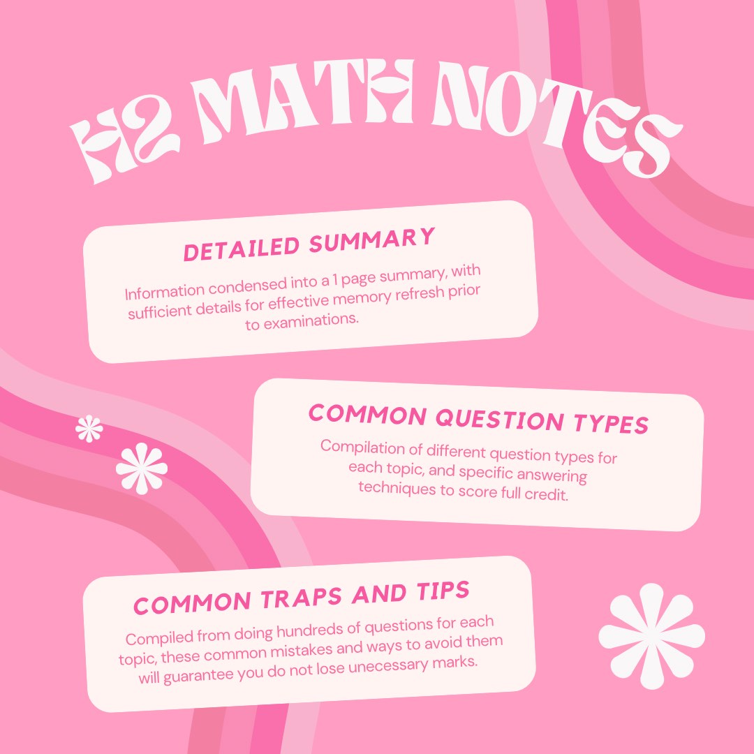 JC H2 Mathematics Notes, Everything Else on Carousell