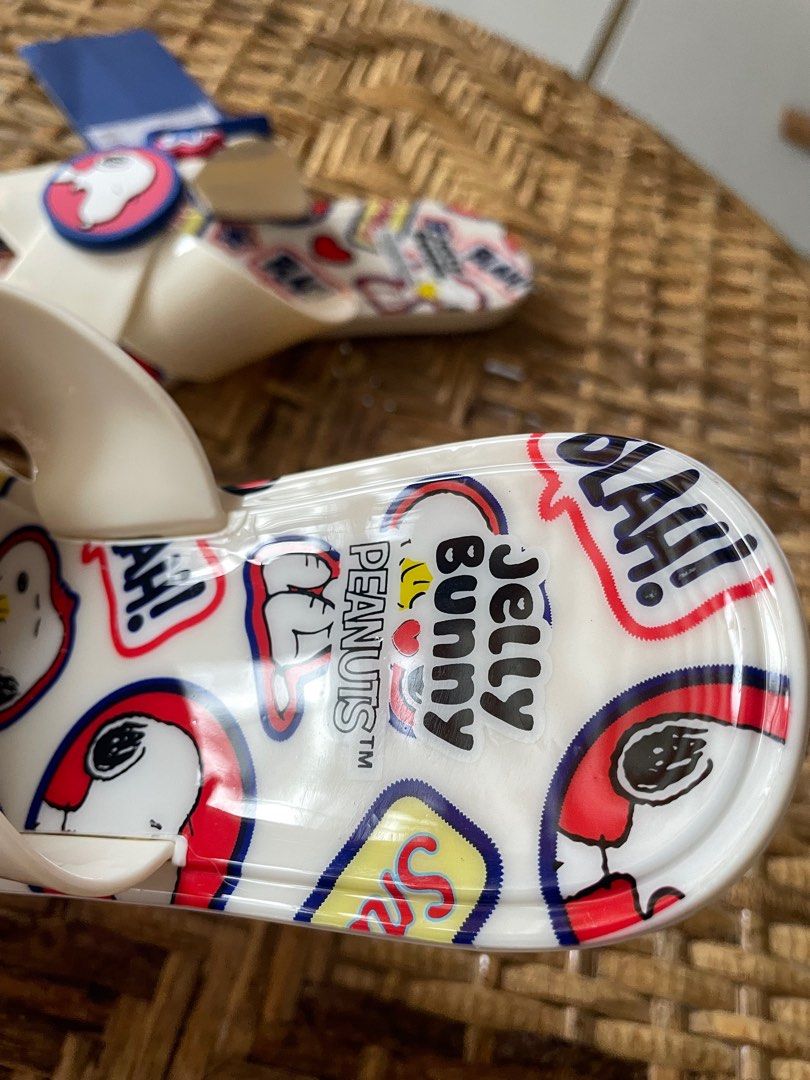 jelly bunny x peanuts grace flats sandals 6 7 8 on Carousell