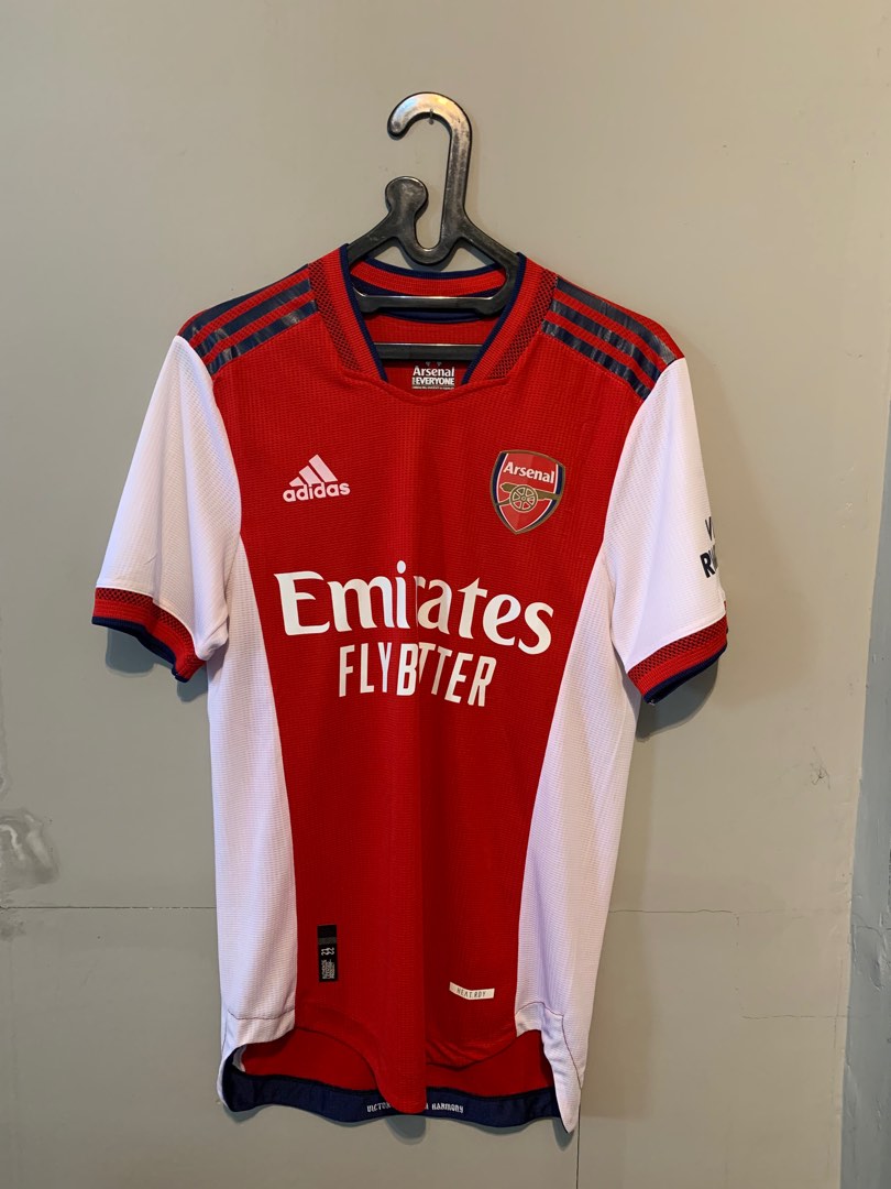 Jersey Arsenal Home 2021/2022 EPL Premier League Adidas Player Issue PI Football Shirt Kit ...